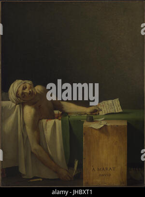 "Marat assassinato (1793). Jacques Louis David (francese, 1748 - 1825 ...