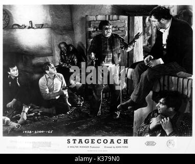 Donald Meeke, John Wayne, Andy Devine, Claire Trevor, George Bancroft ...