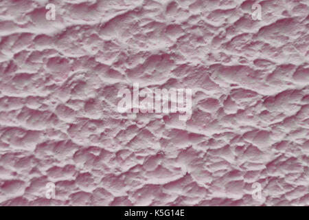 Colore rosa stucco facciata Grossa parete in cemento come un vuoto ...