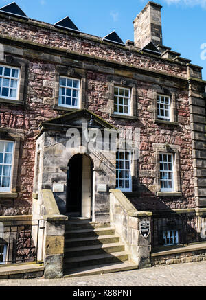 Il Castello di Edimburgo, casa del governatore, Edimburgo, Scozia ...