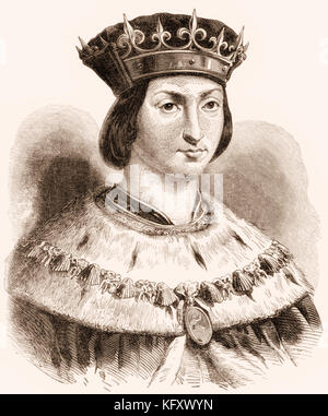 Luigi XII, Ludwig XII., 1462-1515, re di Francia Foto stock - Alamy