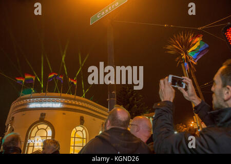 San francisco, Stati Uniti d'America. 08 nov, 2017. Harvey Milk onorato ...