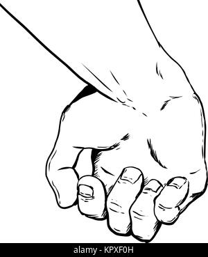 Delineate disegnati a mano cartoon tubo digerente umano Foto stock - Alamy