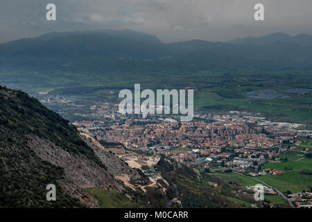 Vista aerea di Colleferro, una delle più inquinate città in Italia Foto ...