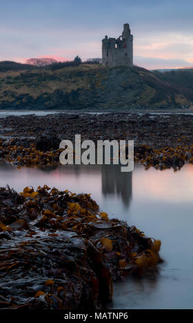 Greenan Castle, South Ayrshire, Scotland, UK .Greenan Castle è una ...