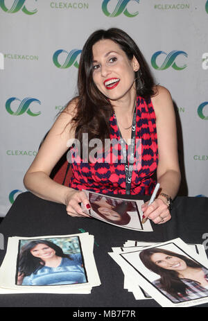 LAS VEGAS NV - 7 aprile: Bridget McManus, Kregloe Karman, al 2018 ClexaCon giorno 2 presso il ...