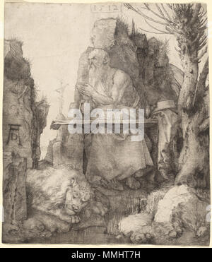 Albrecht Dürer - San Girolamo Pollard Willow 1512 Foto stock - Alamy