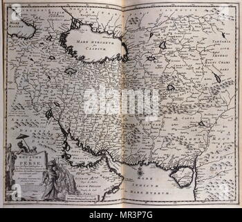 Mappa dell'Impero Persiano Foto stock - Alamy