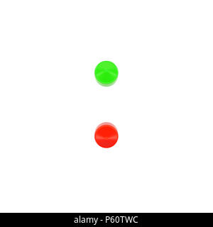 Color pastello a cera lettera di segni di punteggiatura e puntamento ...