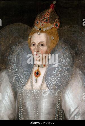 Ritratto della Regina Elisabetta I. dipinta da Marcus Gheeraerts il ...