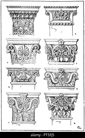 Capitello corinzio dal Pantheon di Roma, la storia di Roma antica, l ...