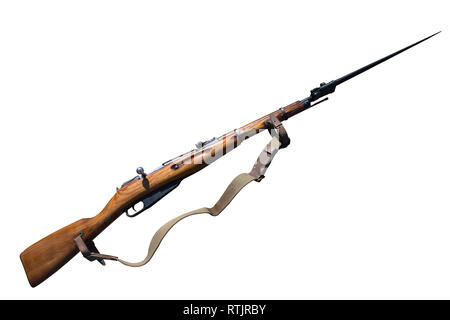Antico fucile russo Mosin-Nagant M91 della seconda guerra mondiale ...