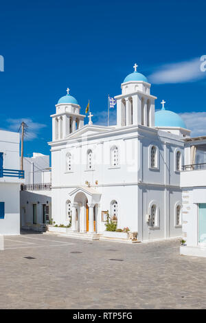 Vista di Paros Chora nelle Cicladi (Grecia Foto stock - Alamy