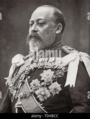 Edward VII. Re del Regno Unito di Gran Bretagna e Irlanda e dei domini ...