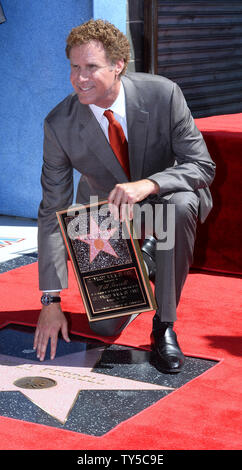 Cerimonia in onore di attore Will Ferrell con una stella sulla ...