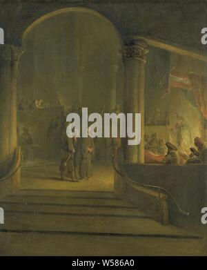 Il palazzo del sommo sacerdote Caifa; nel modello di Gerusalemme presso ...