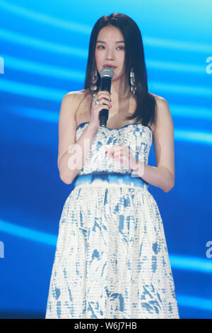 Modello di Taiwan e attrice Shu Qi partecipa ad un evento di Premiere ...