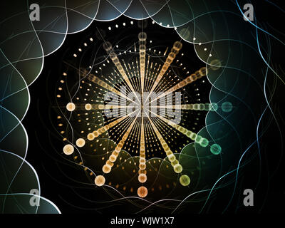 La simmetria radiale serie. Interazione di elementi frattali in materia ...