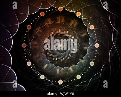 La simmetria radiale serie. Interazione di elementi frattali in materia ...